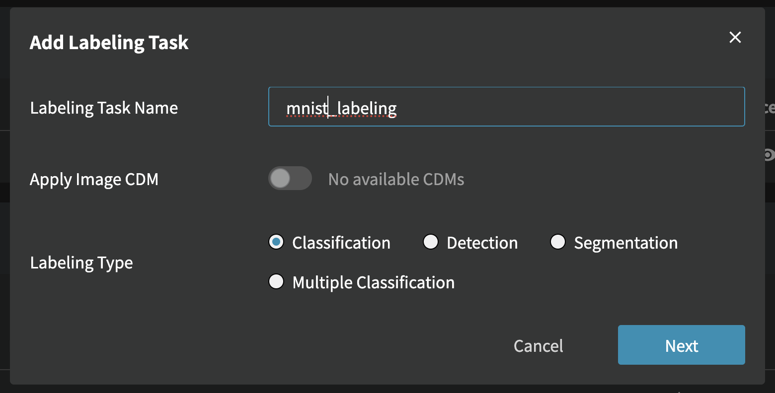 3.5 How to Add a New Labeling Task and Assign Labelers | DG 1.0 Manuals