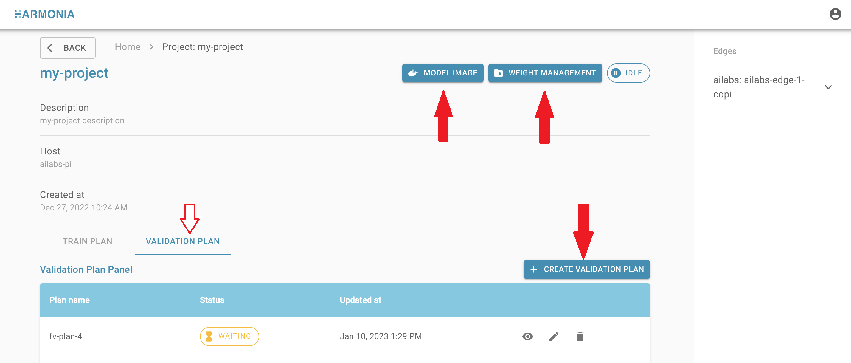 3.2 How to setup a Federated Validation project? (PI) | FV 1.0 Manuals